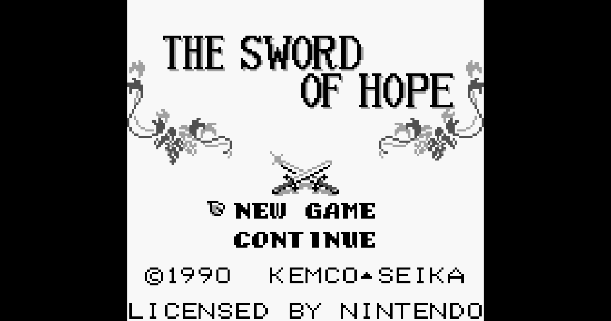 The Sword of Hope — Game Boy Essentials