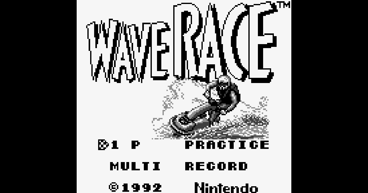 Wave Race — Game Boy Essentials